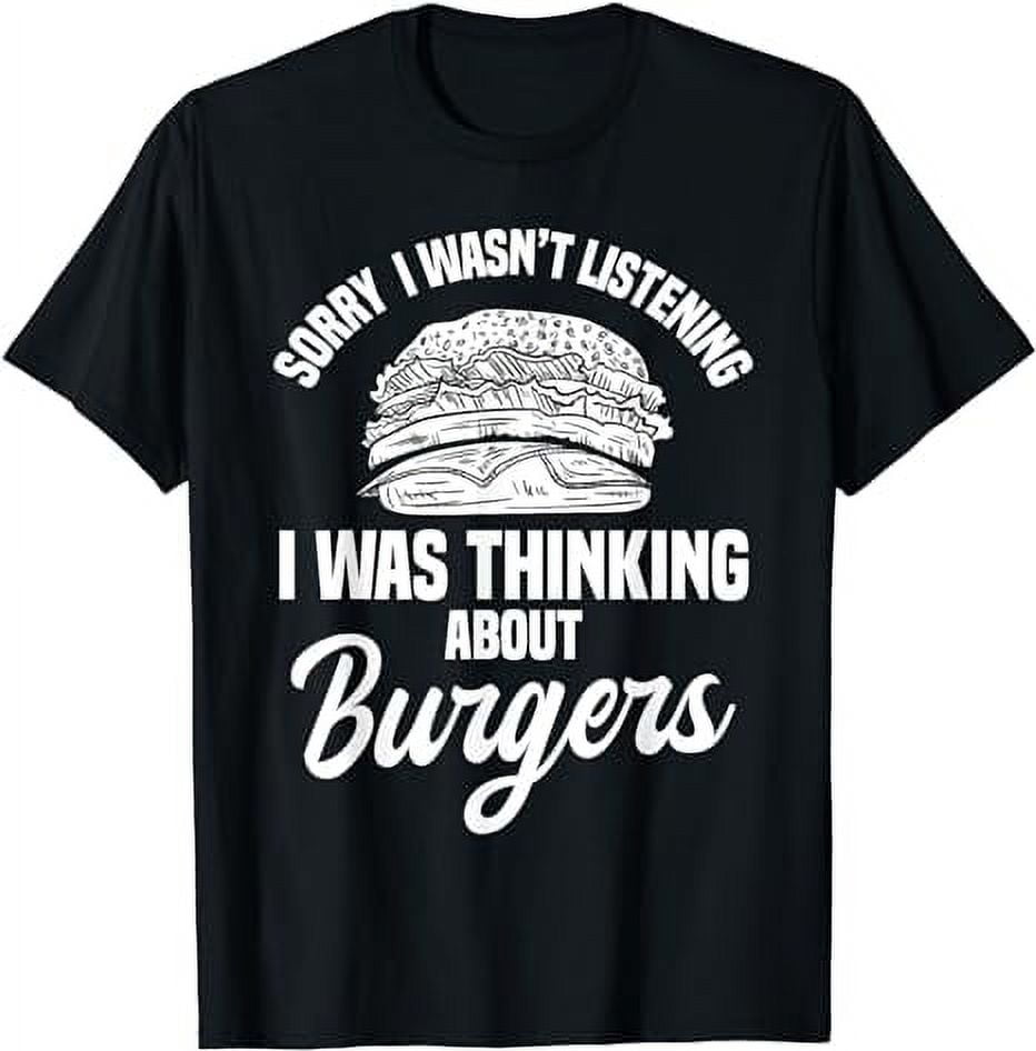 Burger Lovers Fast Food Sandwich Hamburger T-Shirt - Walmart.com