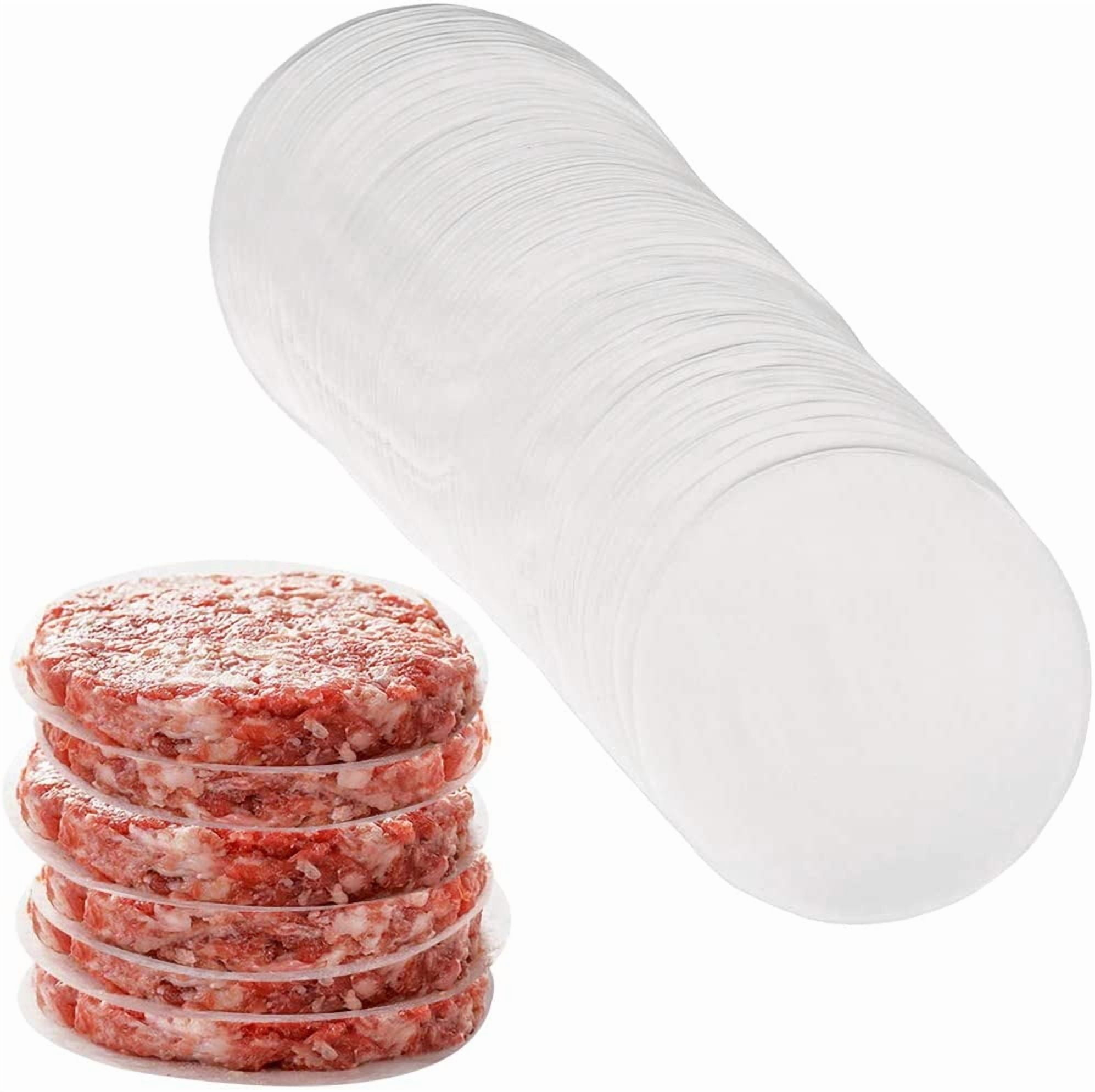 Burger Patty Paper Rounds for 4/4.5 Inch Burger Press, 200pcs 4.5inch ...