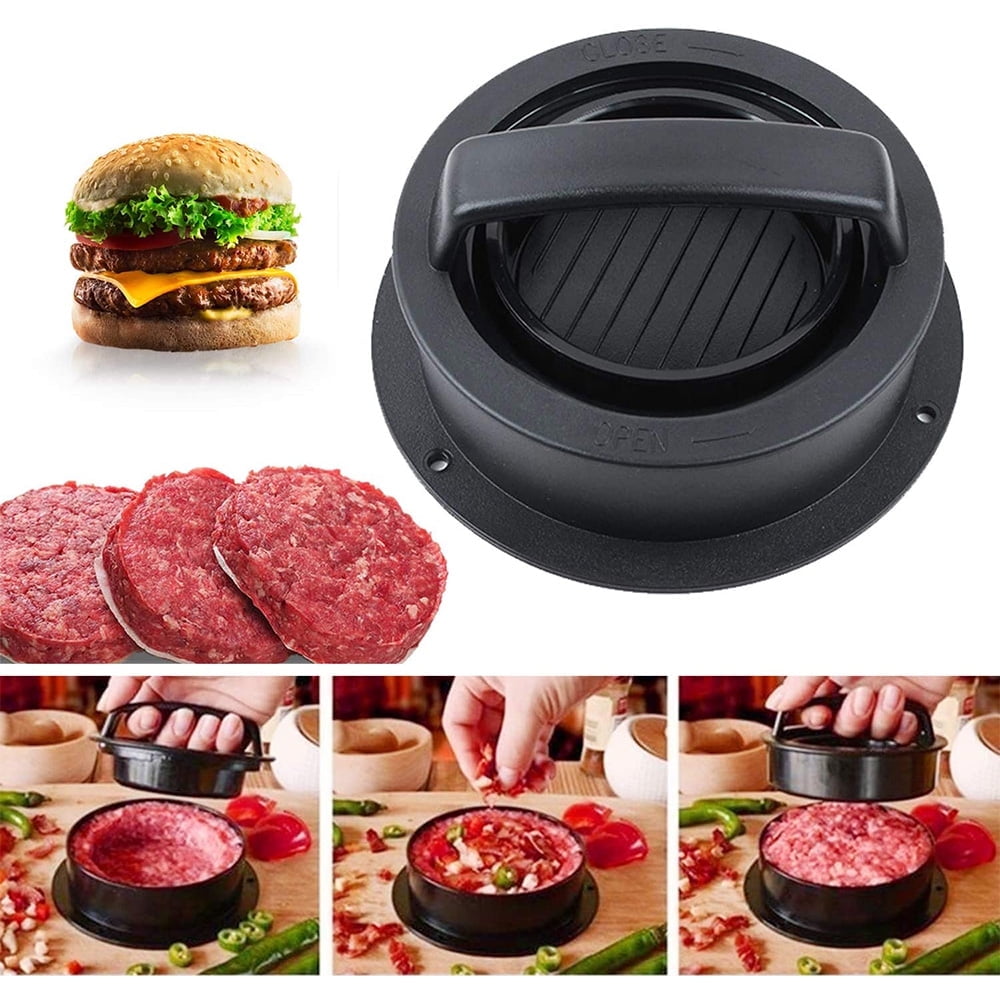 Burger Press, 3 in1 Different Sizes Hamburger Patty Maker Molds, Works ...