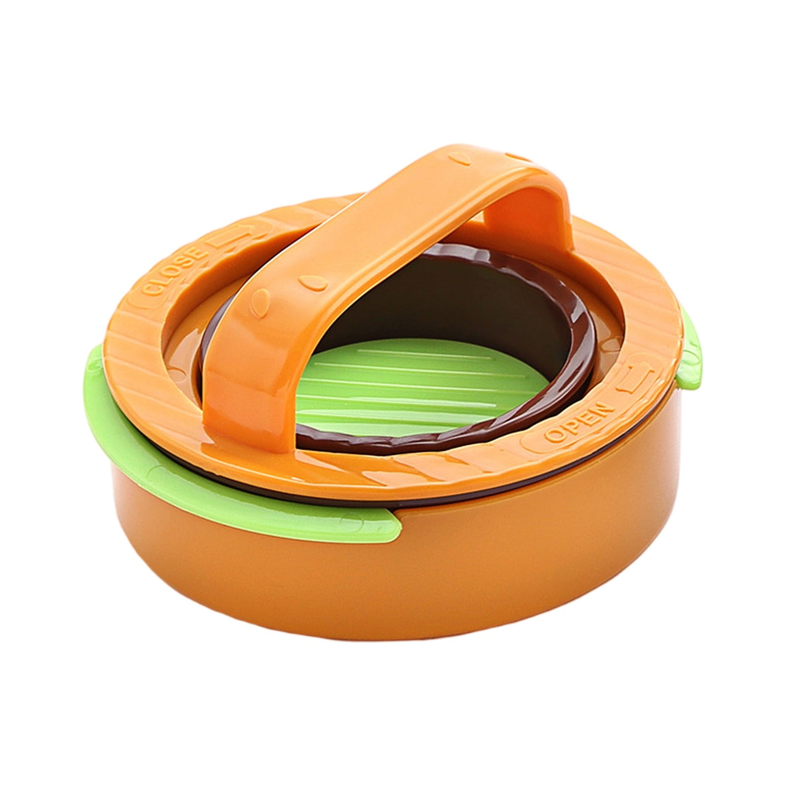 Burger Press Hamburger Patty Maker, 4.5 Inch Plastic Burger Mold Rings ...