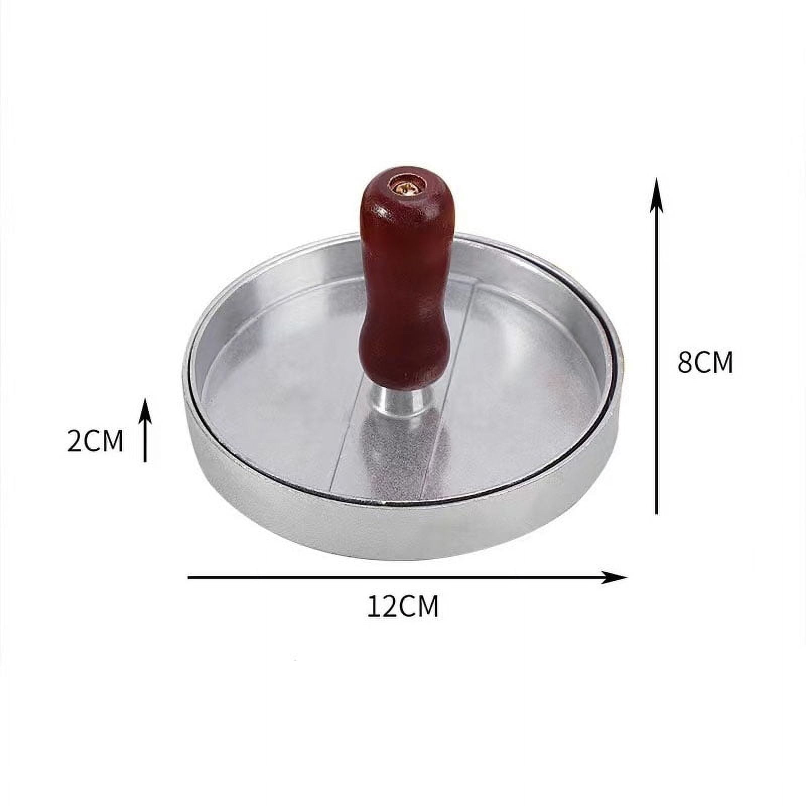 Burger Press Non-Stick Hamburger Patty Maker with Wax Paper Aluminum ...
