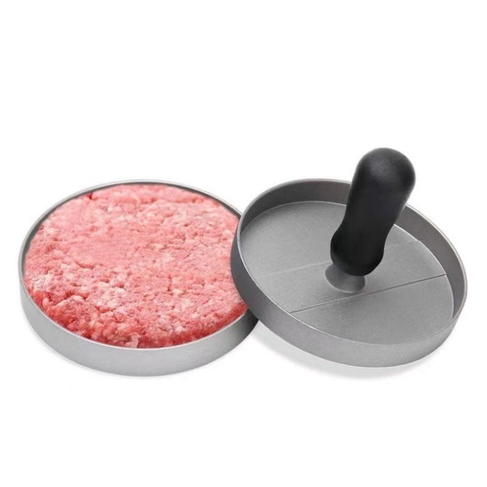 Burger Press Non-Stick Hamburger Patty Maker with Wax Paper Aluminum ...