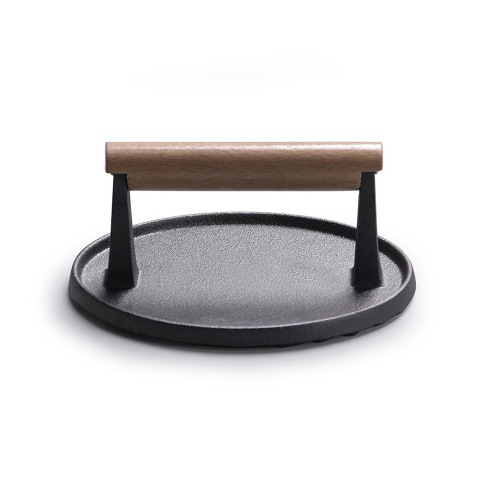 Burger Press Round, Heavy-Duty Cast Iron Smash Burger Press Meat Steak ...