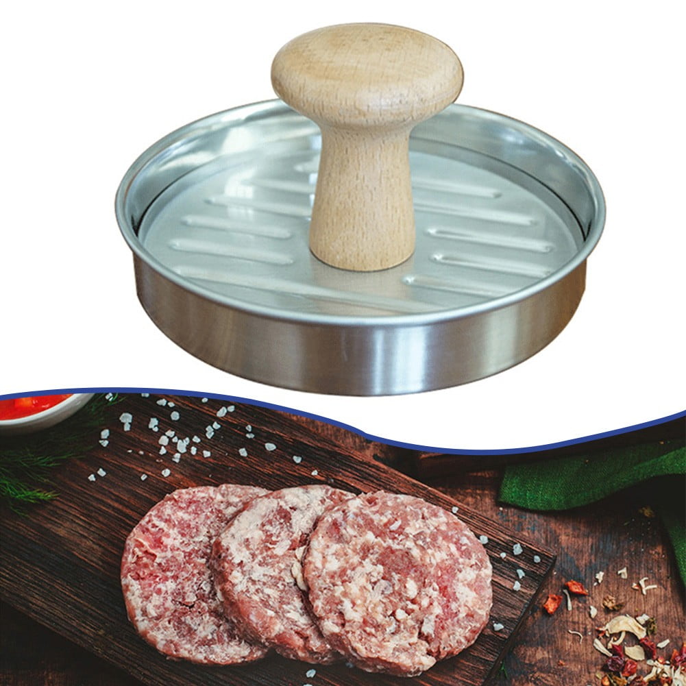 Burger Press Stainless Steel Hamburger Press Patty Maker for Cooking ...