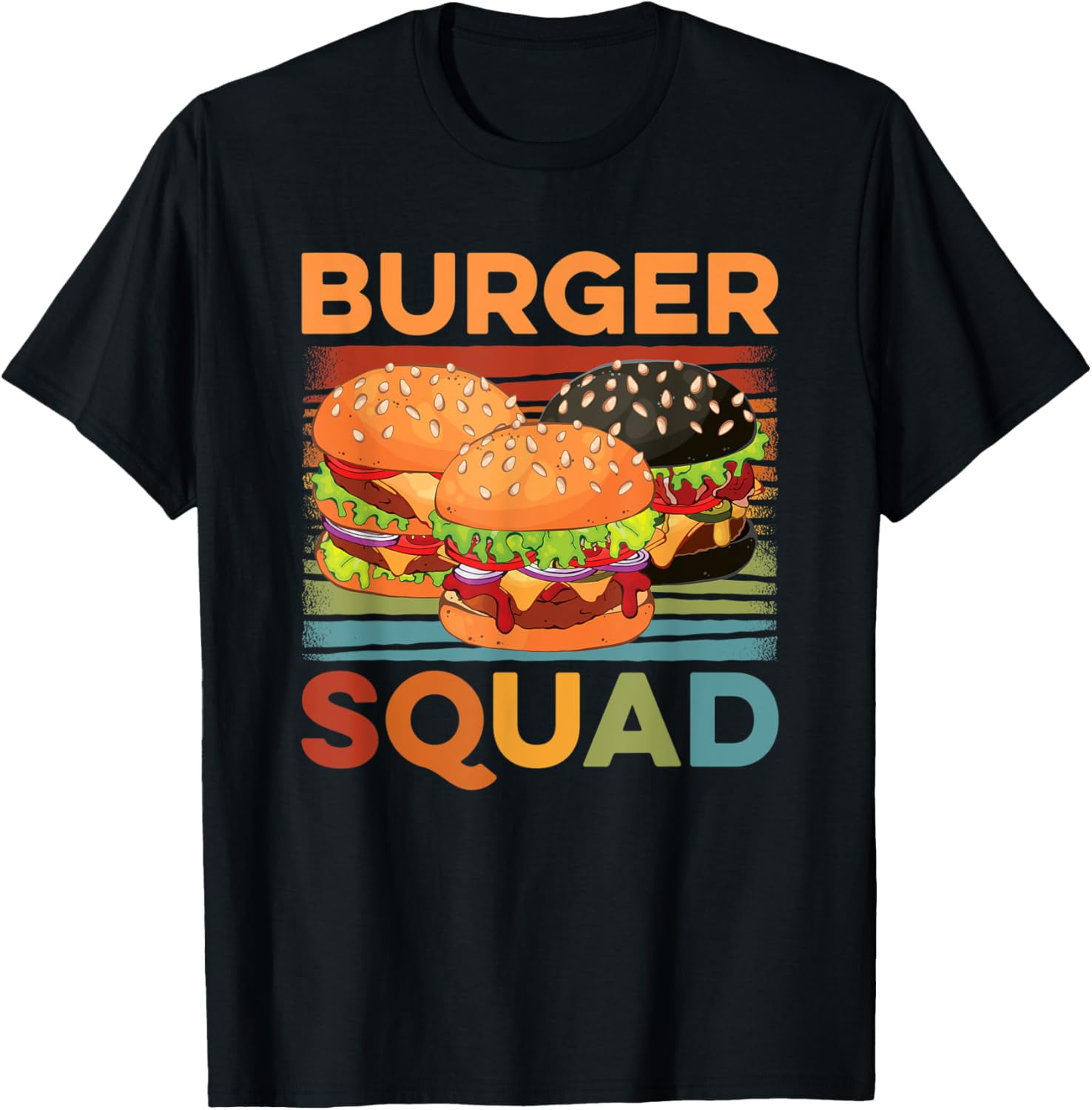 Burger Squad For Hamburger Lover T-Shirt - Walmart.com