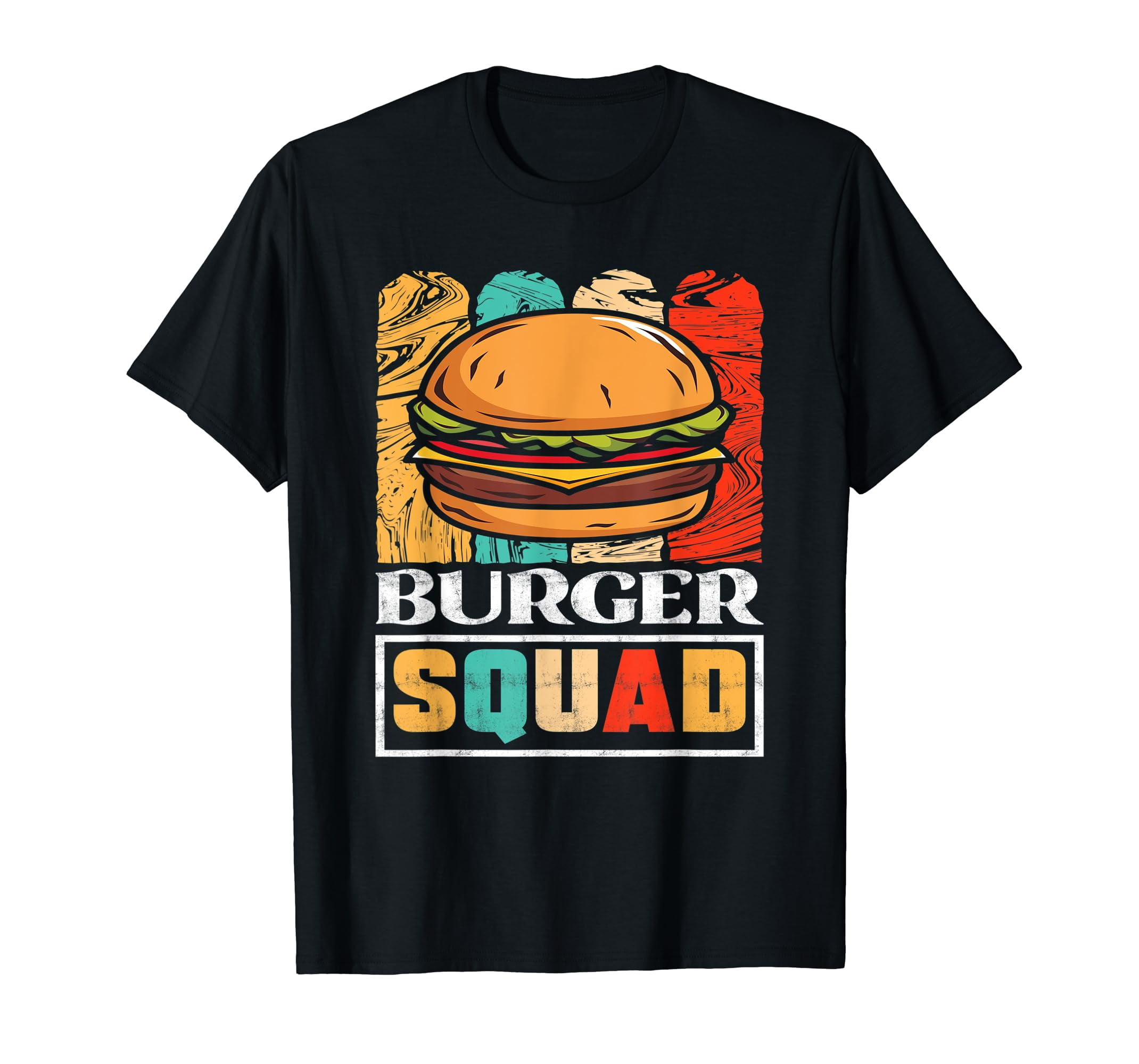 Burger Squad - Funny Foodie Lover Team Hamburger T-Shirt - Walmart.com