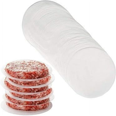 "Non-Stick Hamburger Patty Wax Paper Squares, 250 pcs Restaurant-grade ...