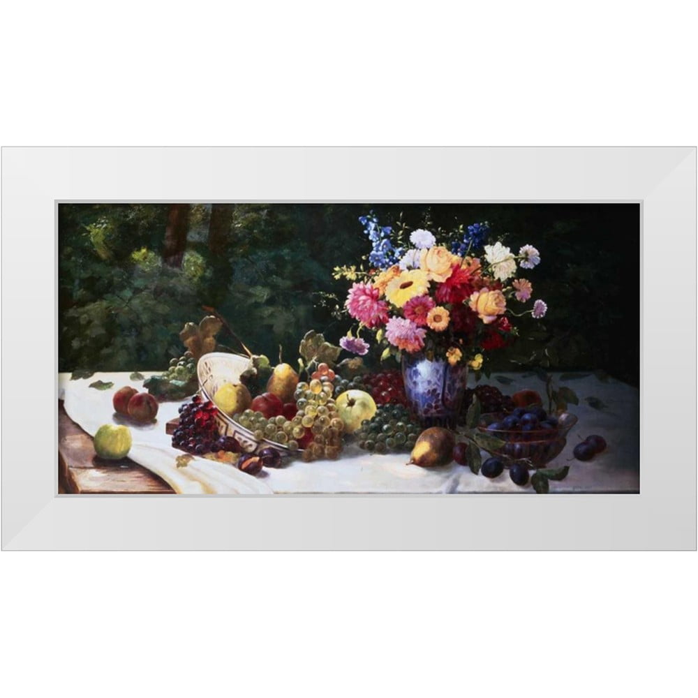 Burghardt, Adam 24x14 White Modern Wood Framed Museum Art Print Titled ...