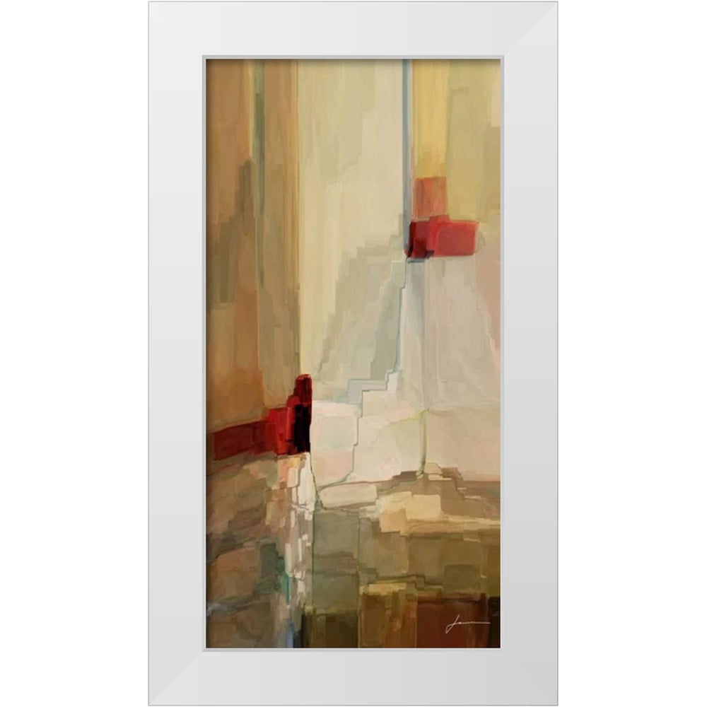 Burghardt, James 14x24 White Modern Wood Framed Museum Art Print Titled ...