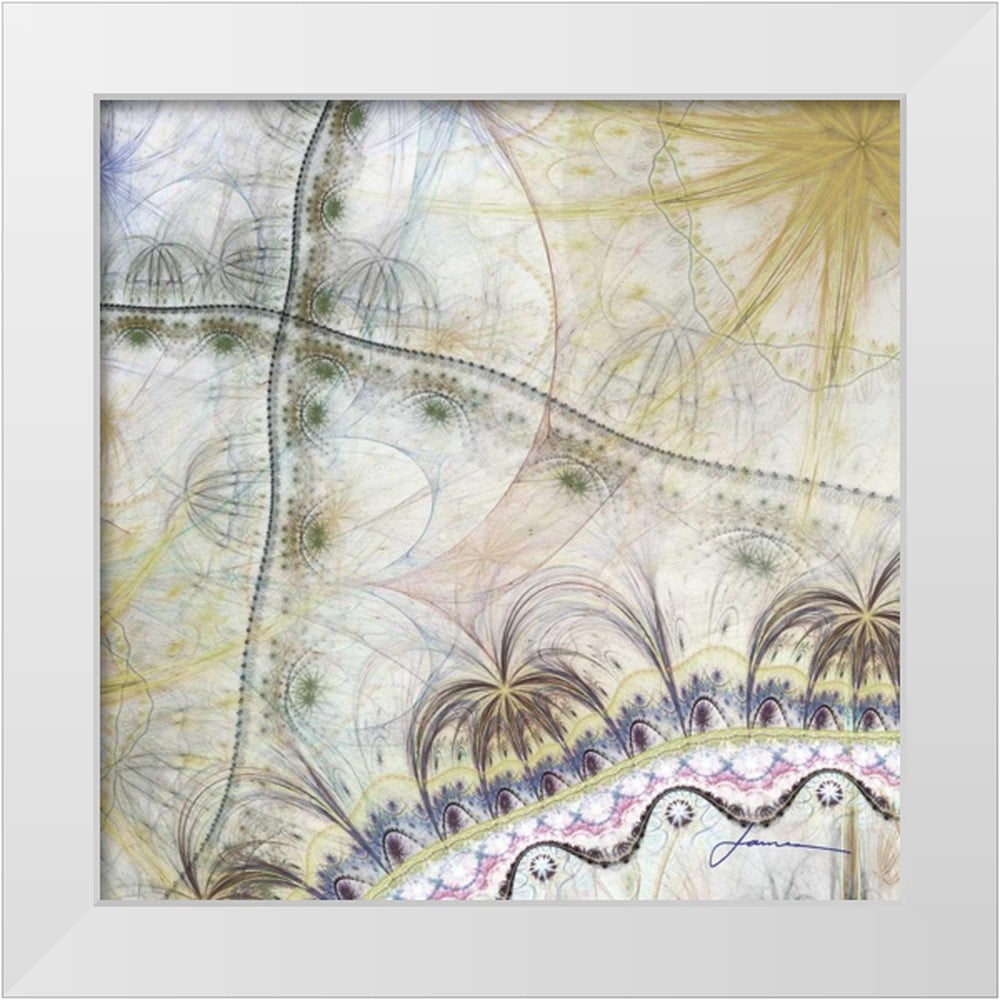 Burghardt, James 20x20 White Modern Wood Framed Museum Art Print Titled ...