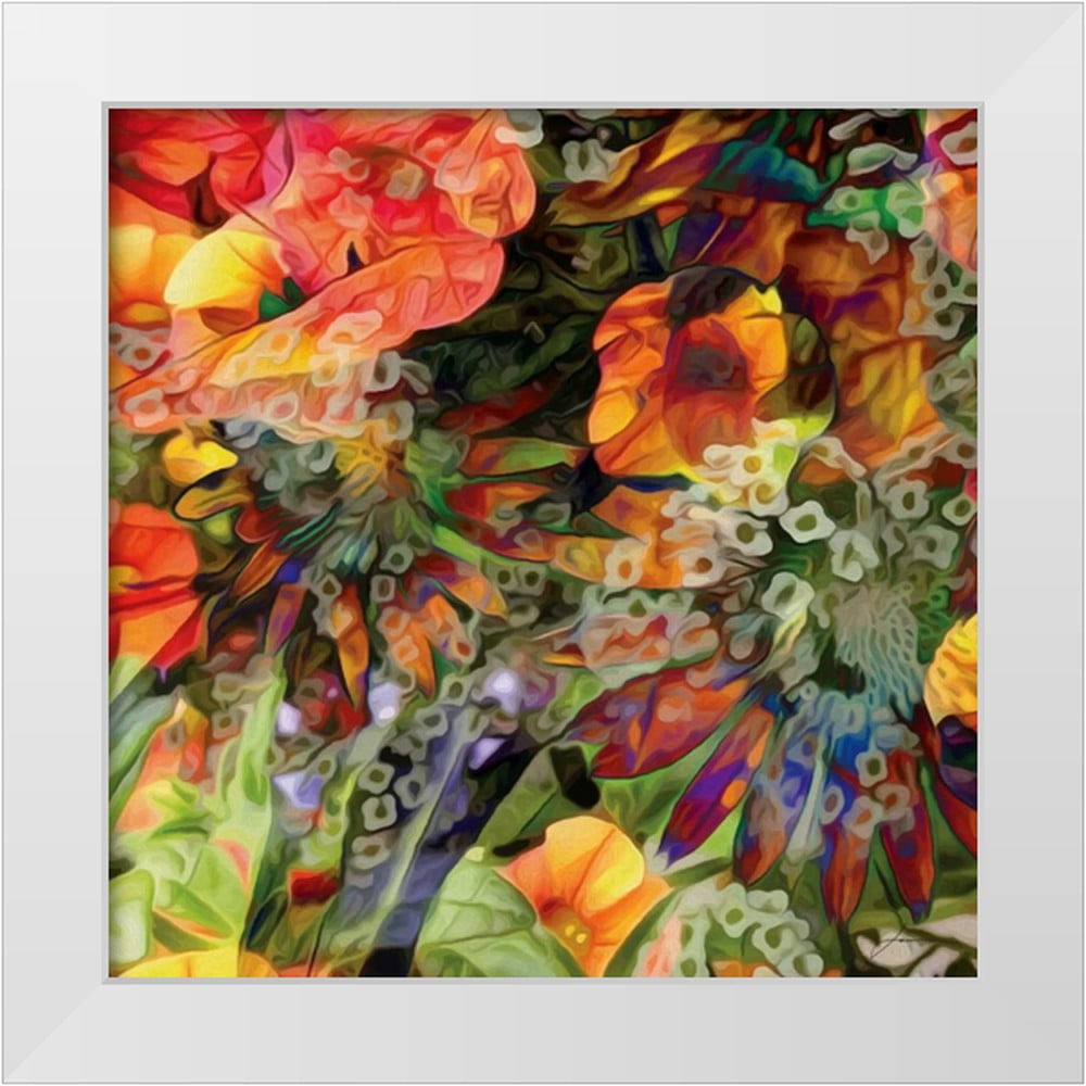 Burghardt, James 26x26 White Modern Wood Framed Museum Art Print Titled ...