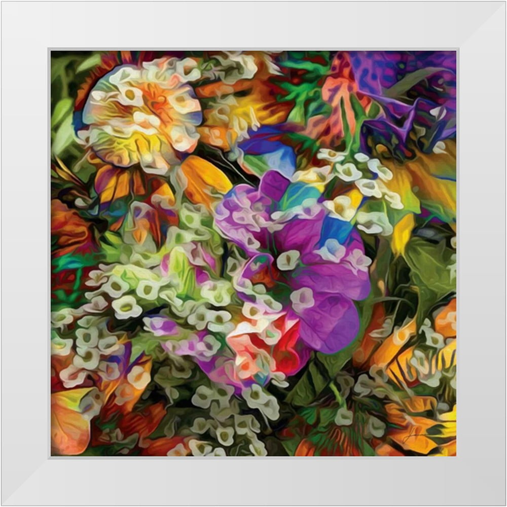 Burghardt, James 26x26 White Modern Wood Framed Museum Art Print Titled ...