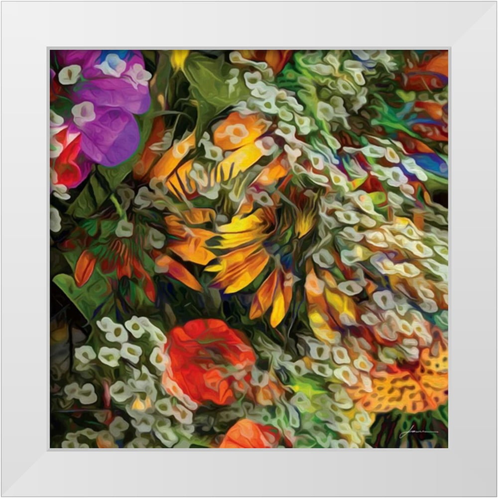 Burghardt, James 26x26 White Modern Wood Framed Museum Art Print Titled ...