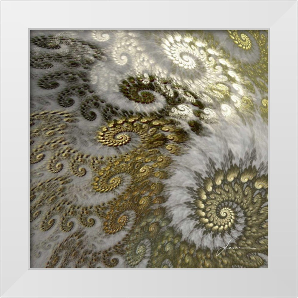 Burghardt, James 26x26 White Modern Wood Framed Museum Art Print Titled ...