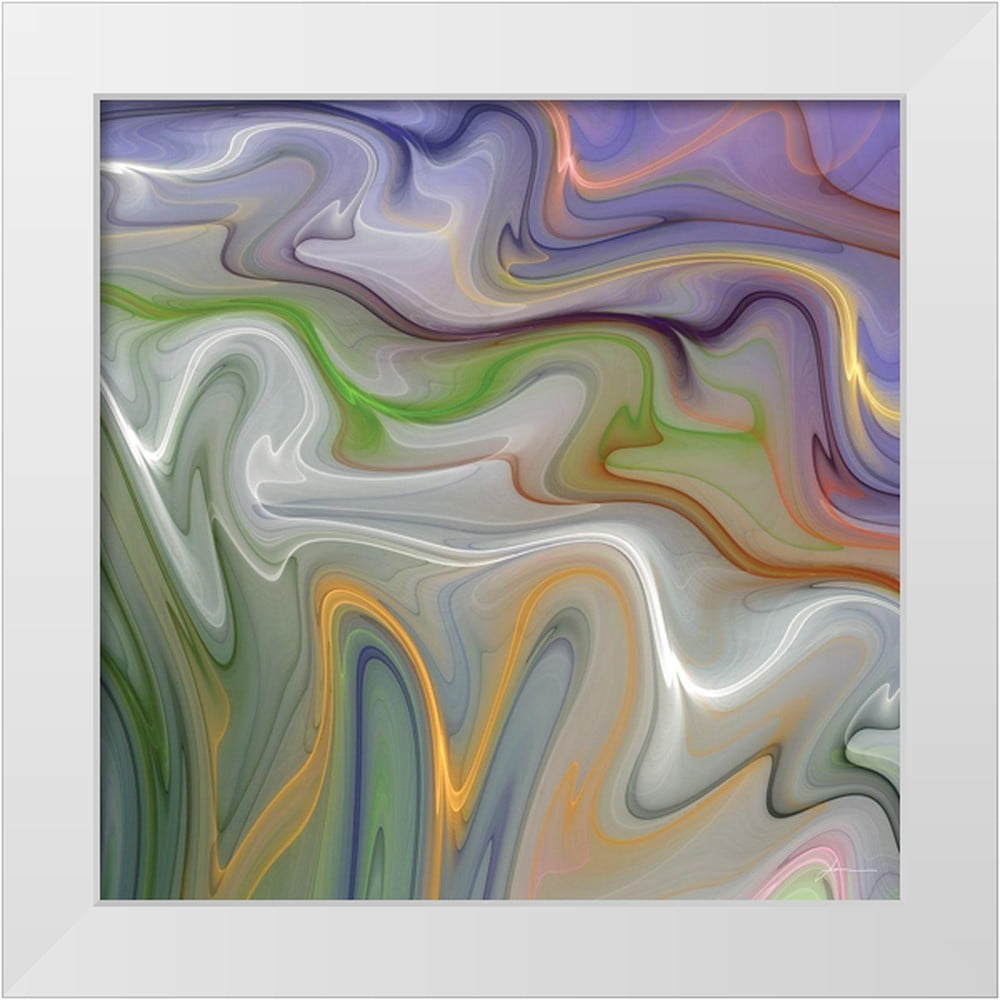 Burghardt, James 26x26 White Modern Wood Framed Museum Art Print Titled ...