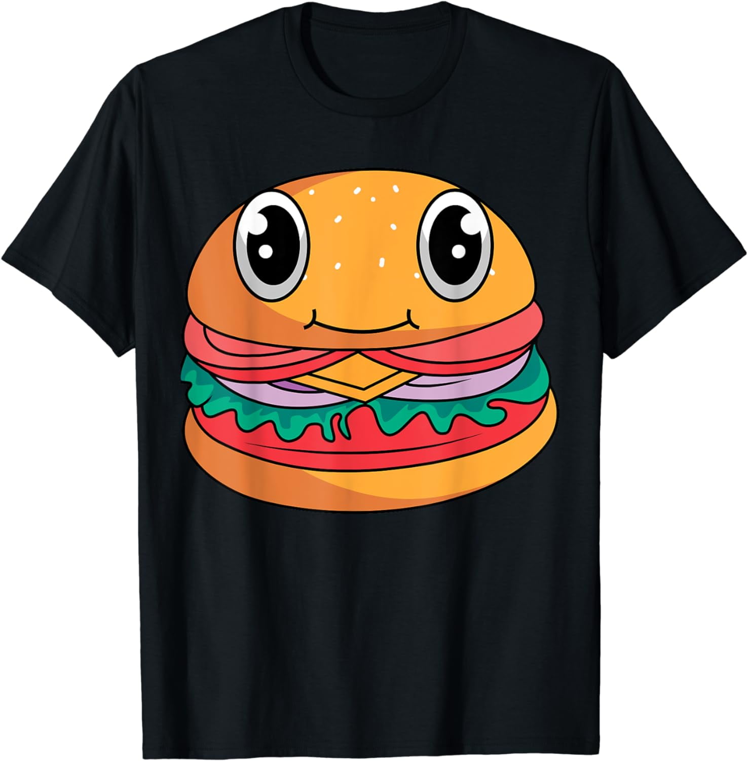 Burgie Hamburger Fast Food Snacks Burger Lover T-Shirt - Walmart.com