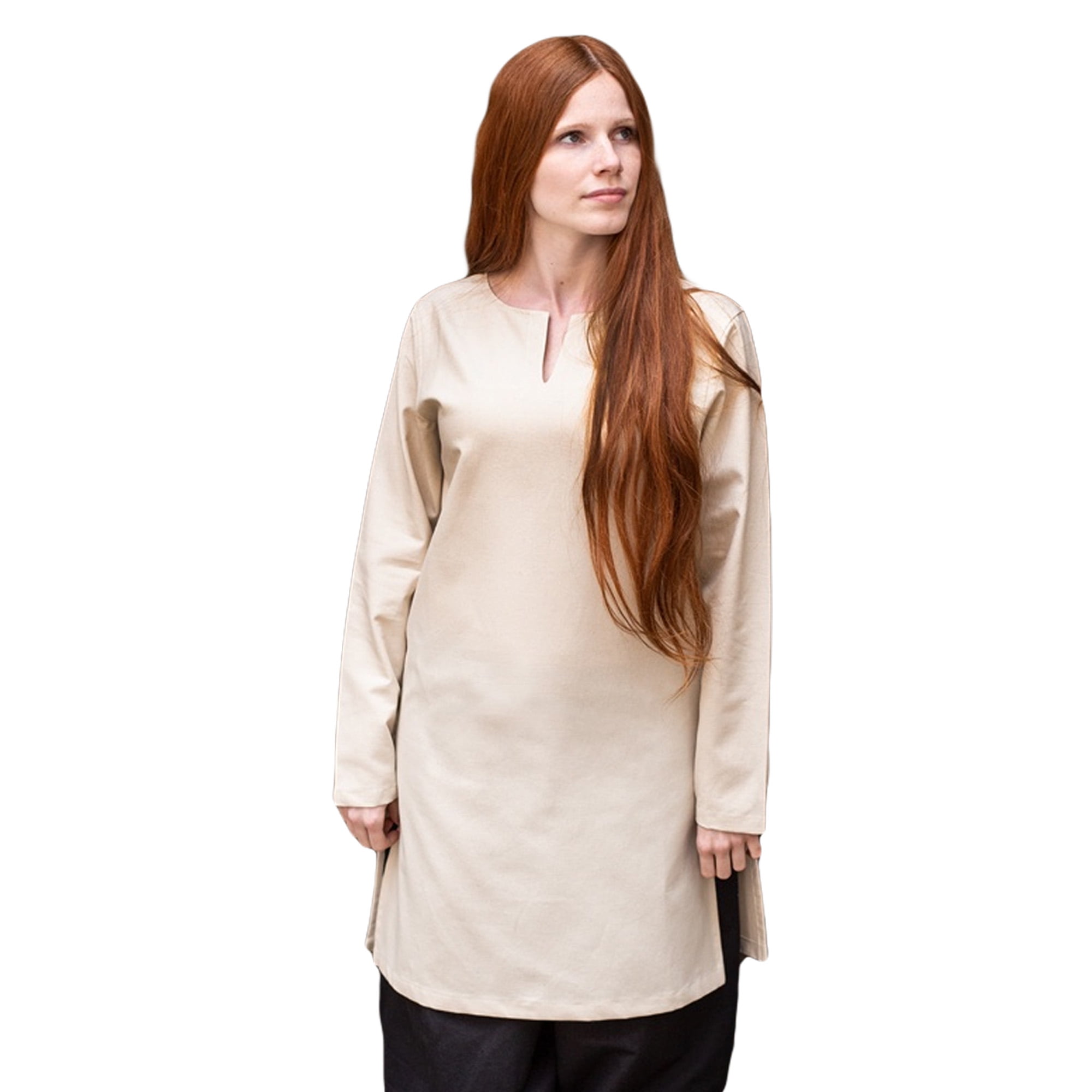 Burgschneider - Long Arm Under Tunic Greta Natural (size: M ) - Walmart.com