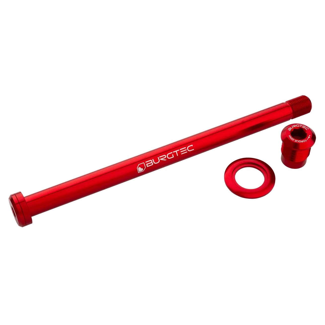 Burgtec Trek 184.5mm Rear Axle, Race Red - Walmart.com