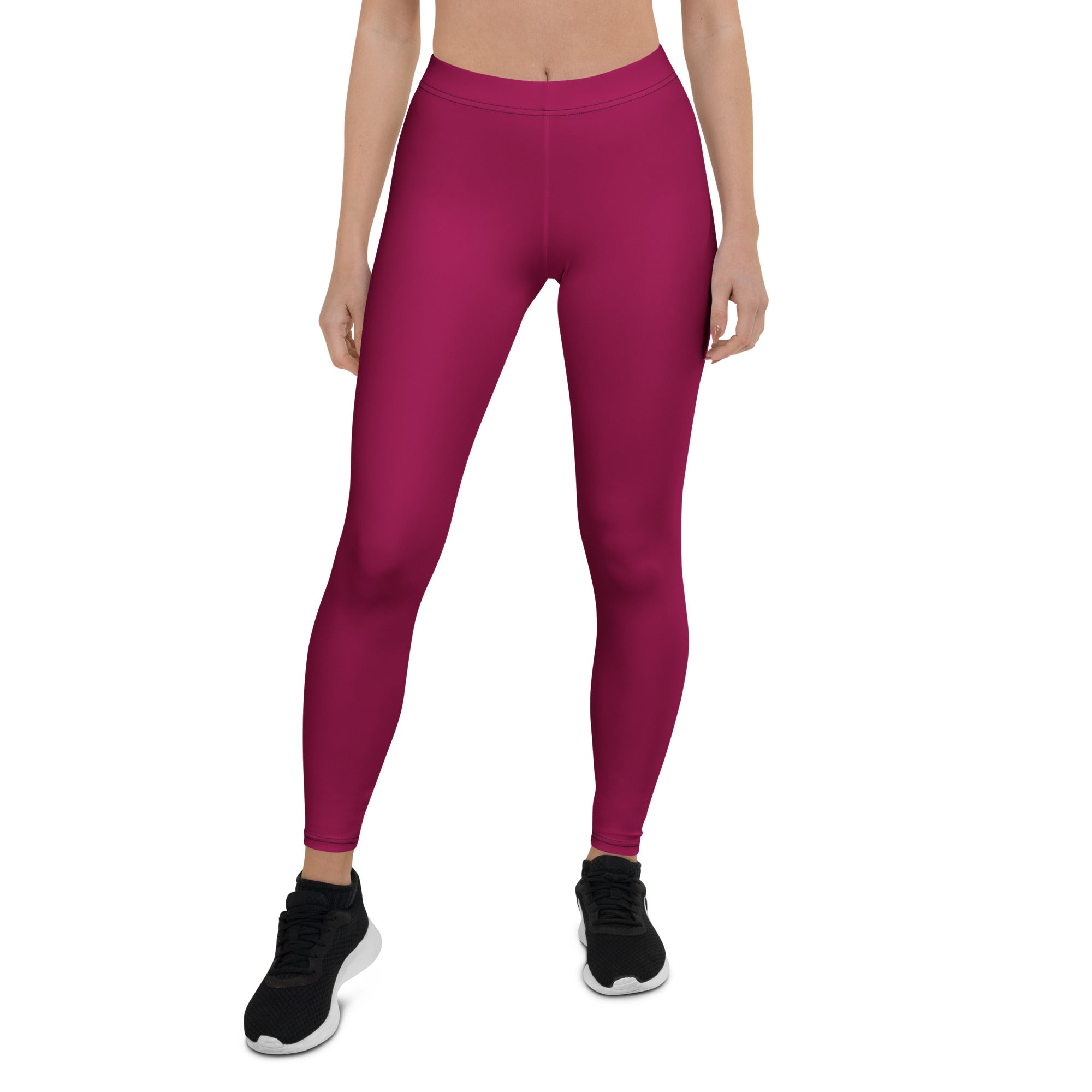 Burgundy 2, Burgundy Women Leggings, Ladies Burgundy Leggings, Young ...