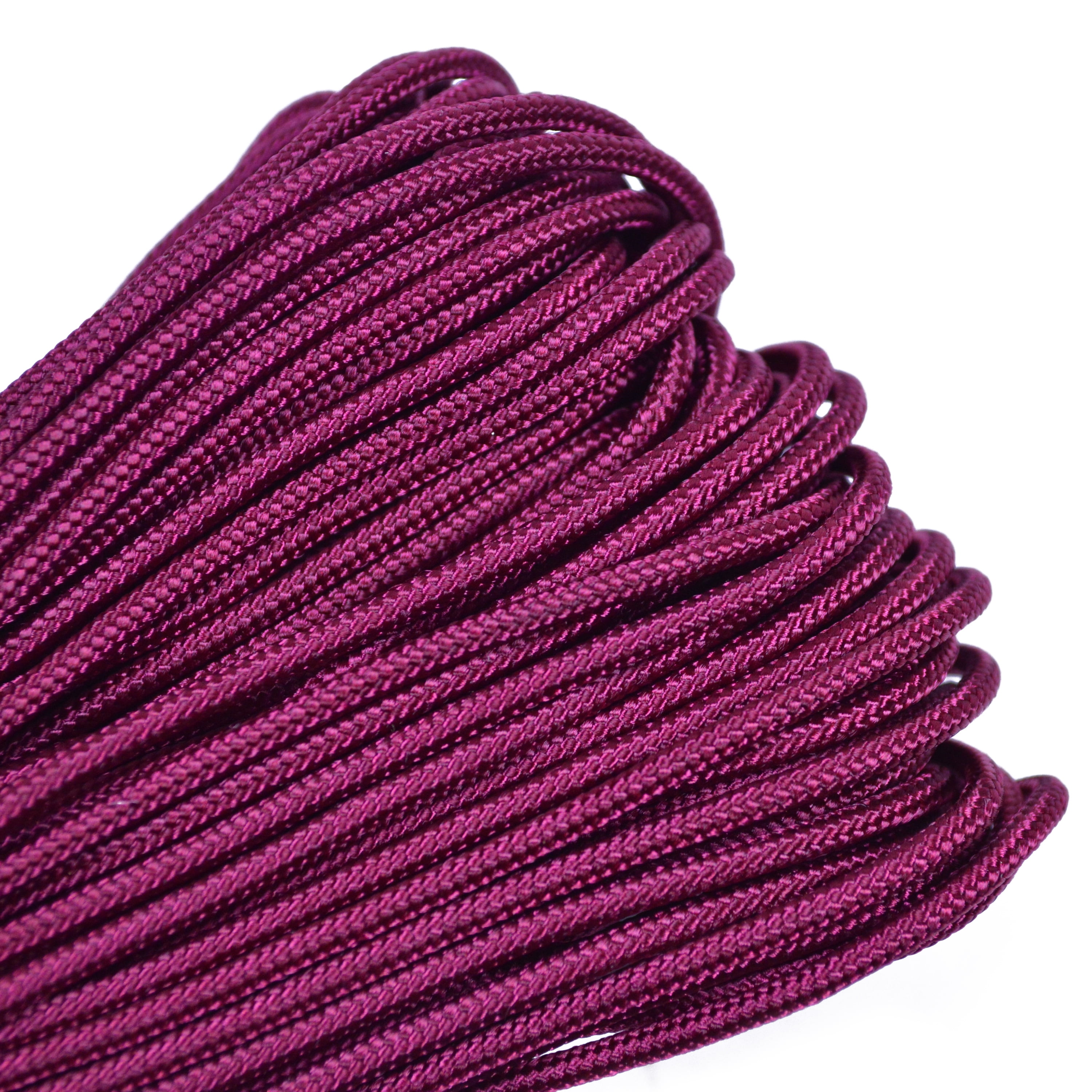 Burgundy 275 Cord 5 Strand Paracord - 100 Feet - Walmart.com