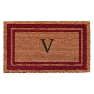 Ornate Scroll Monogram Doormat (Letter P) - Walmart.com