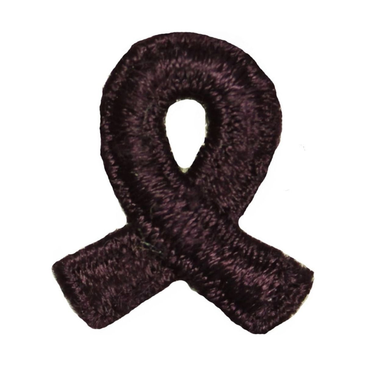 Burgundy Brain Aneurysm Awareness Ribbon Patch Support Health Sew On ...