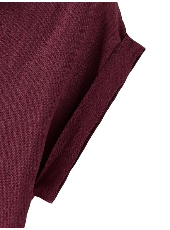 Women's Burgundy Shirts