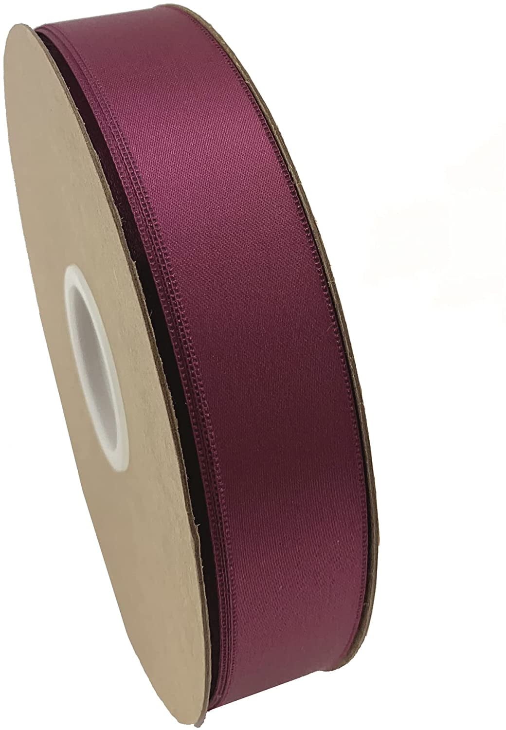 Burgundy Christmas Satin Fabric Ribbon - 1" x 100 Yards, Easter, Wreath ...