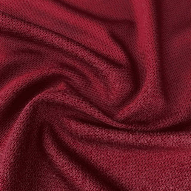 Burgundy DriCloth Microfiber Jersey Fabric Athletic Polyester Spandex ...