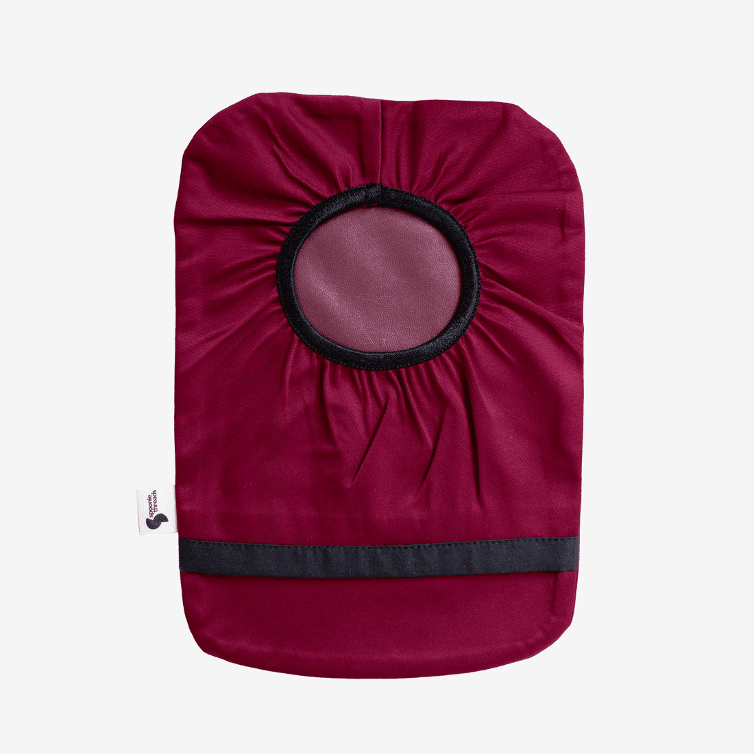 Burgundy Elastic Ostomy Bag Cover, Ileostomy Cover, Adjustable ...