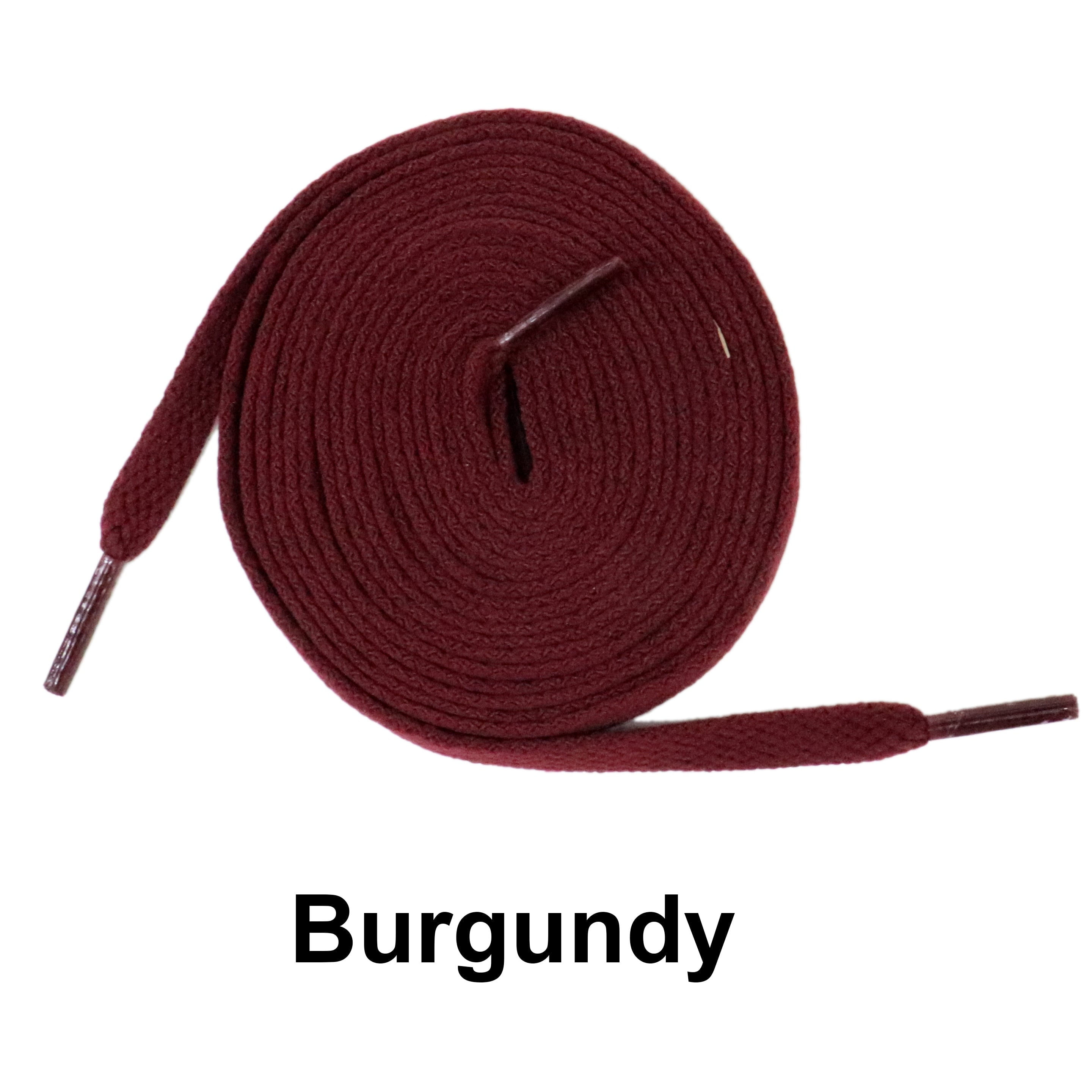Burgundy Flat Athletic Sneaker 27 36 45 54 63 Inch Shoelaces - Walmart.com