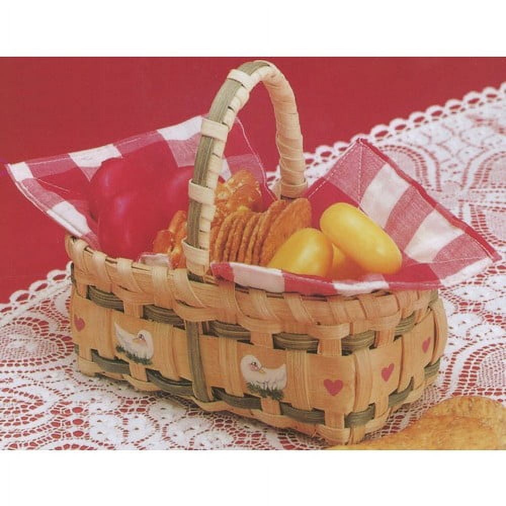 Burgundy Hill Basket Kit-Gift Basket 3.5"X6.5"X3" - Walmart.com