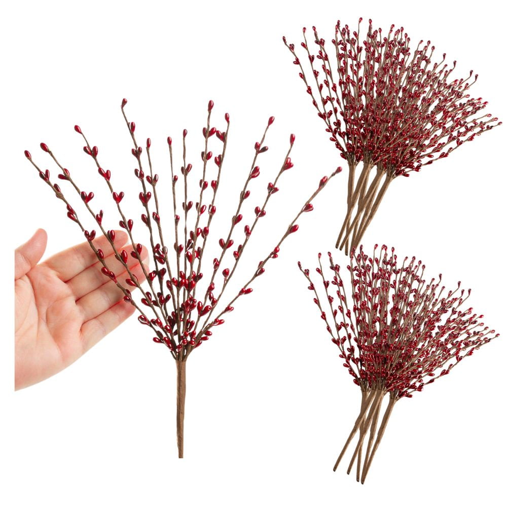 12pc Burgundy Pip Berry Sprays - for Fall Floral Work - Factory Direct ...