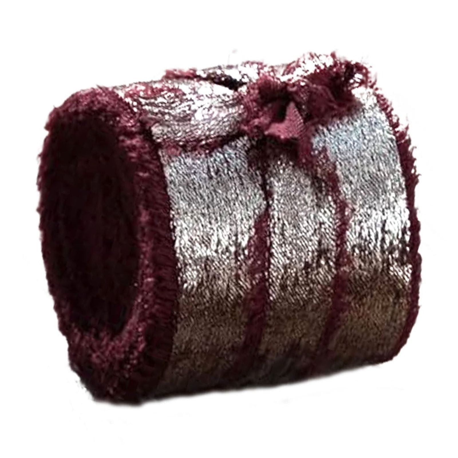 Burgundy Ribbon for Gift Wrapping, Silk Satin Chiffon Frayed Fabric ...