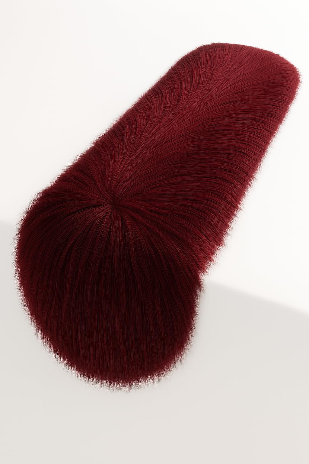Burgundy Table Runner | Faux Fur Table Runners | 12 X 90-Inch Long ...