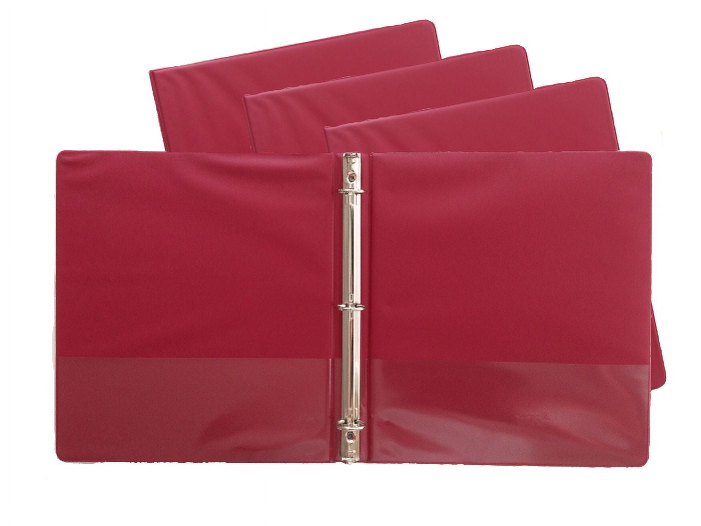Burgundy Vinyl Standard 3-Ring Binders, 1-Inch, for 8.5" x 11" Sheets ...