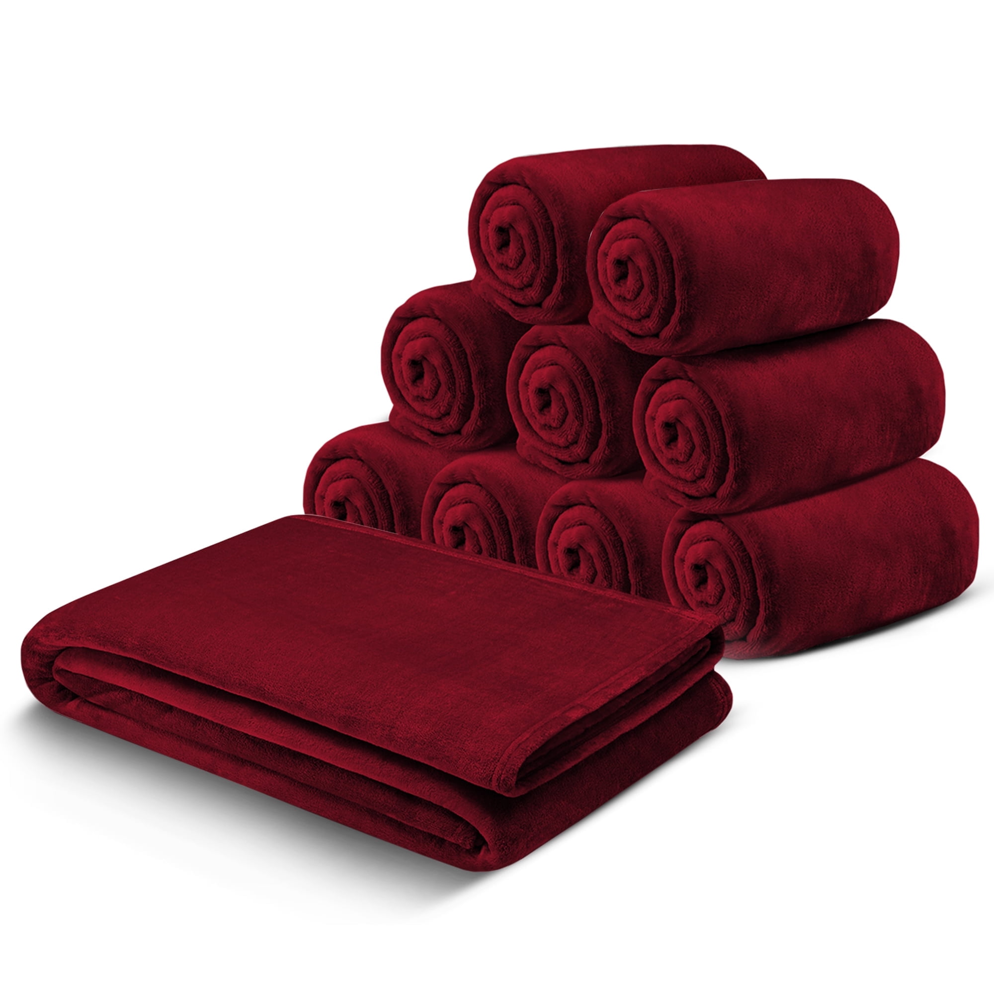 Moonlight20015 Wholesale Fleece Queen Blankets 10-Packs All-Season Soft ...