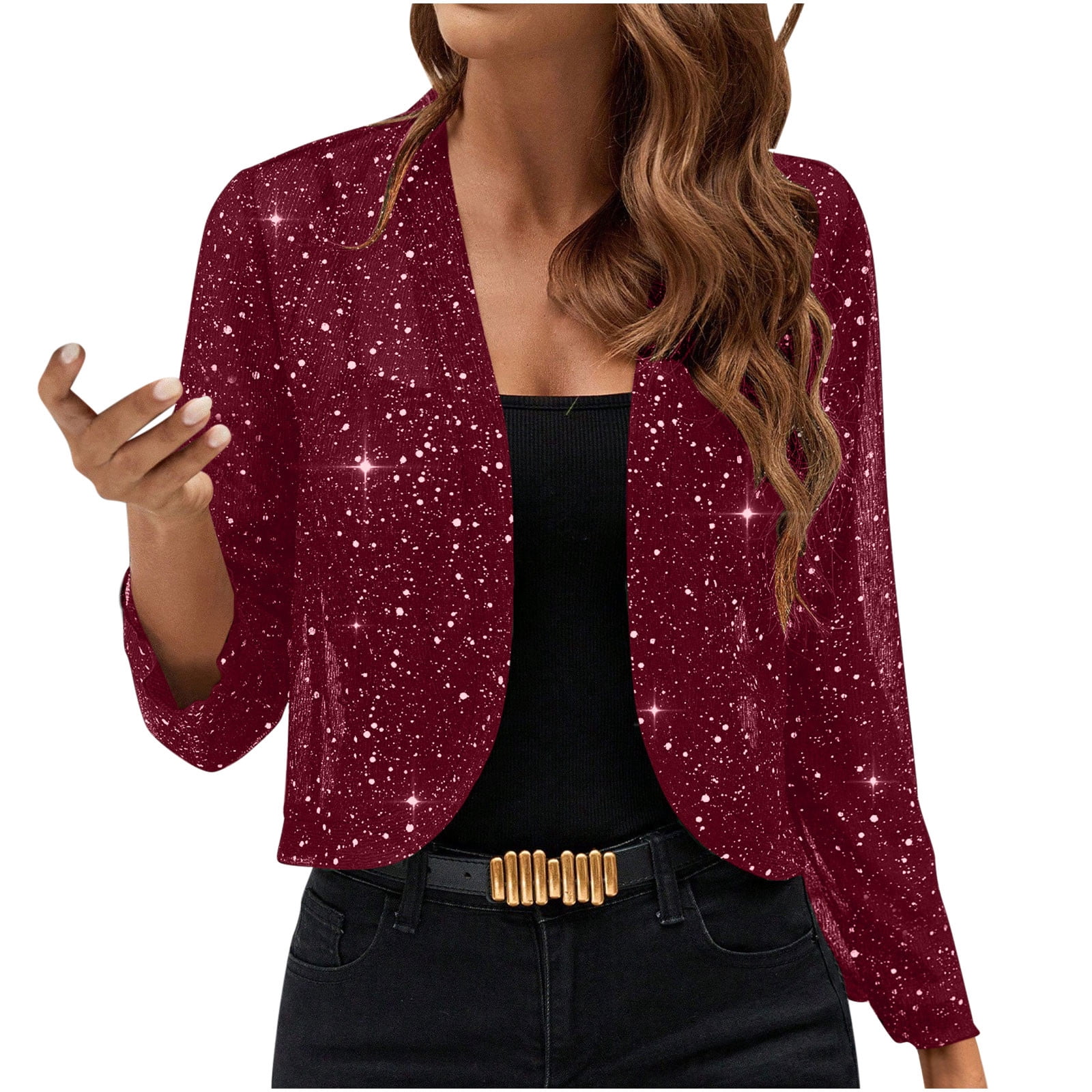 Burgundy Wine Formal Date Night Evening Elegant Rave Coat for Women ...