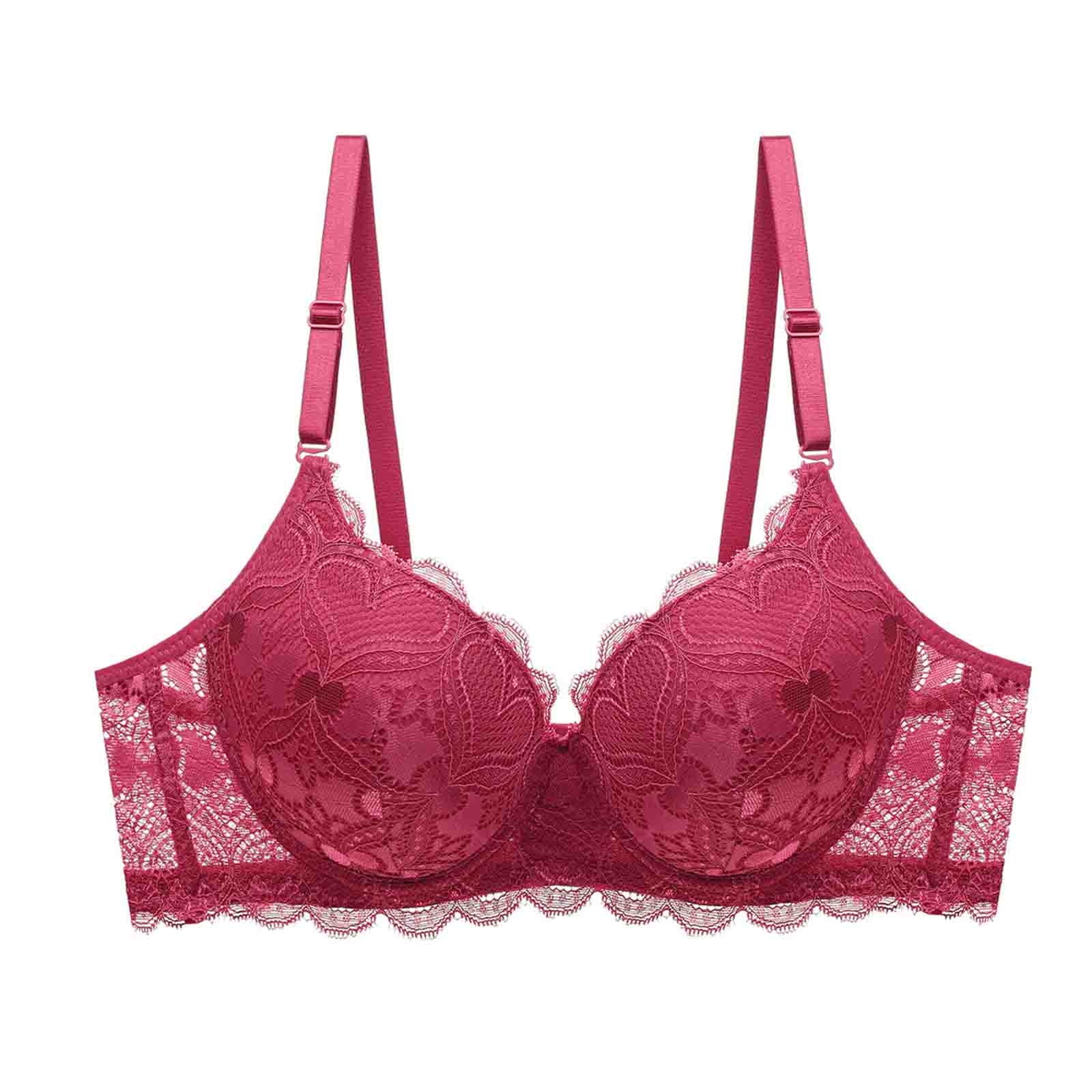 Burgundy Wine Women Bras for Women Lace Spandex Thin Sexy Mesh 2025 ...