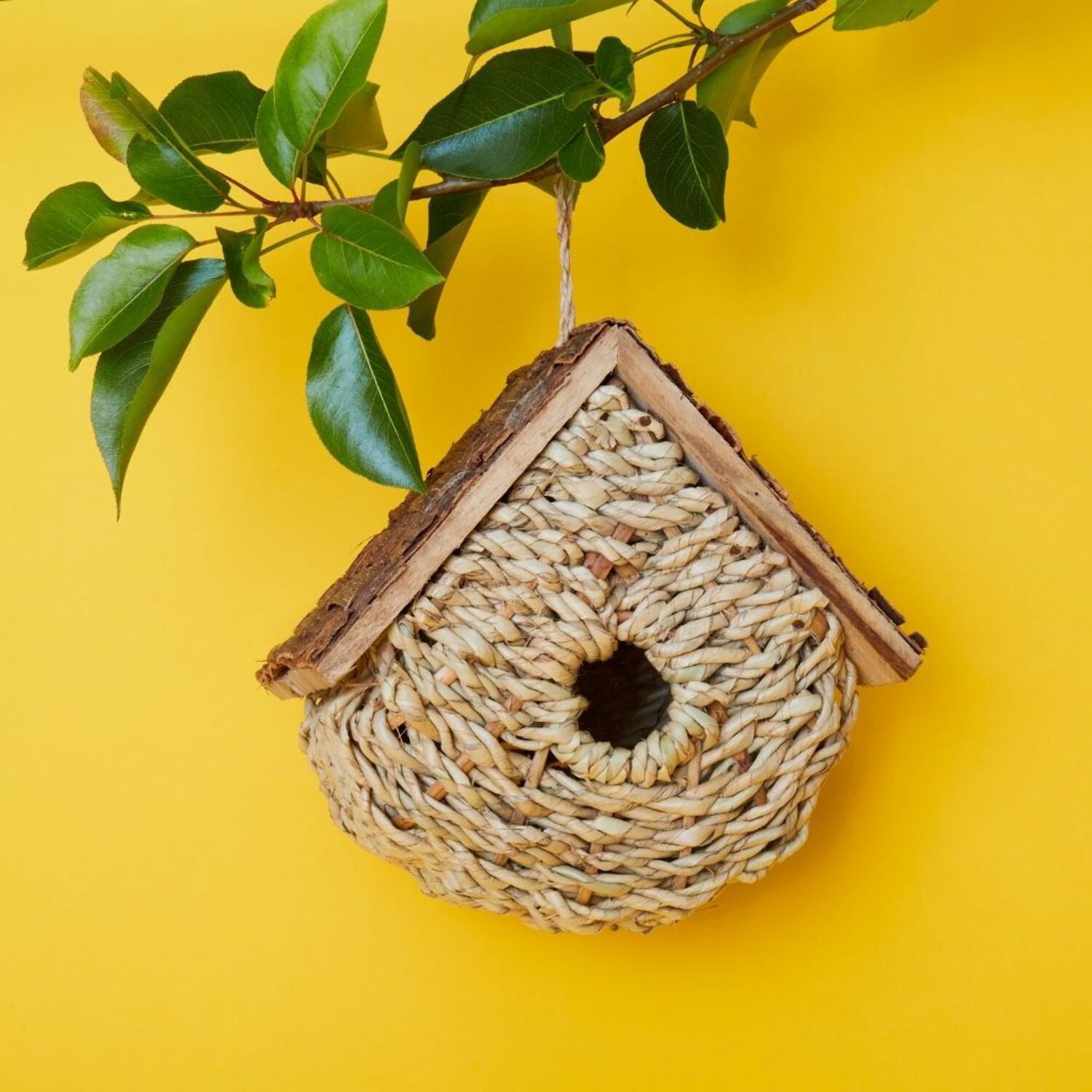 Buri Rope Bird House - Walmart.com