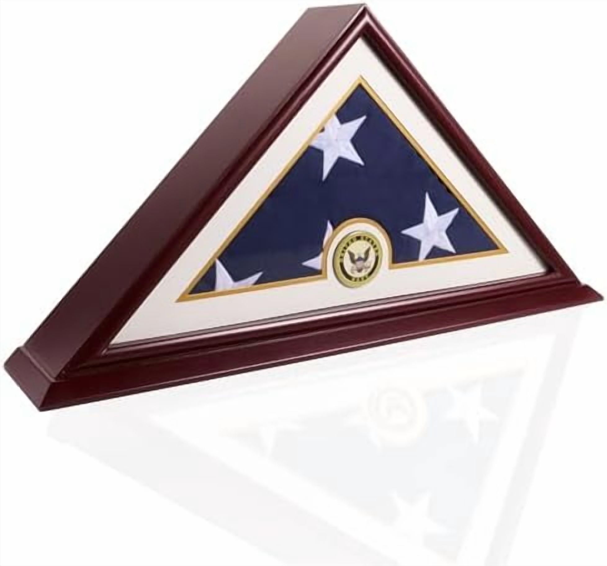 Burial Flag Display Case, Veteran Flag Display, Solid Wood Cherry ...