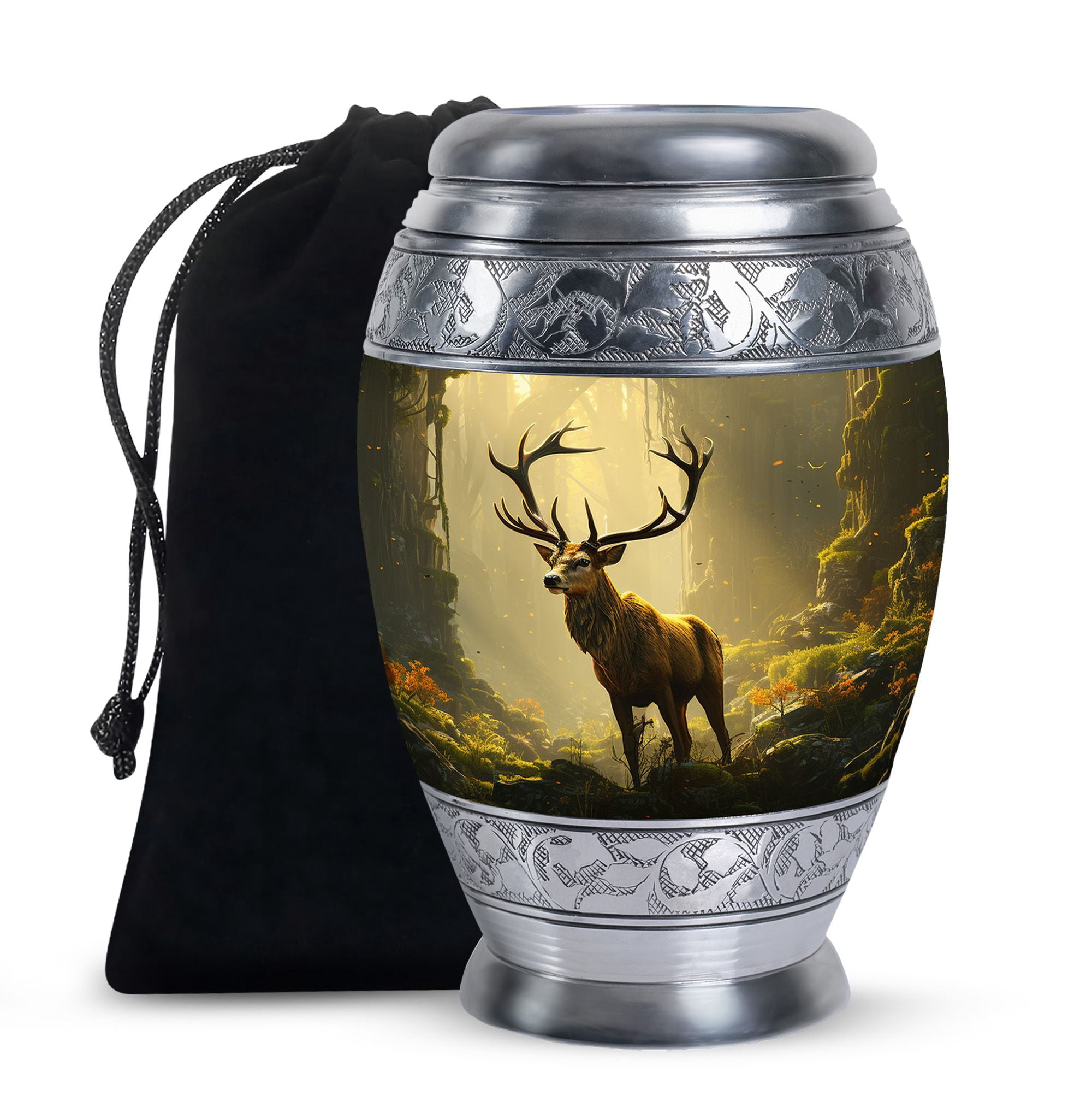 Burial Large Teal Forest Urns For Human Ashes Male And Female ...
