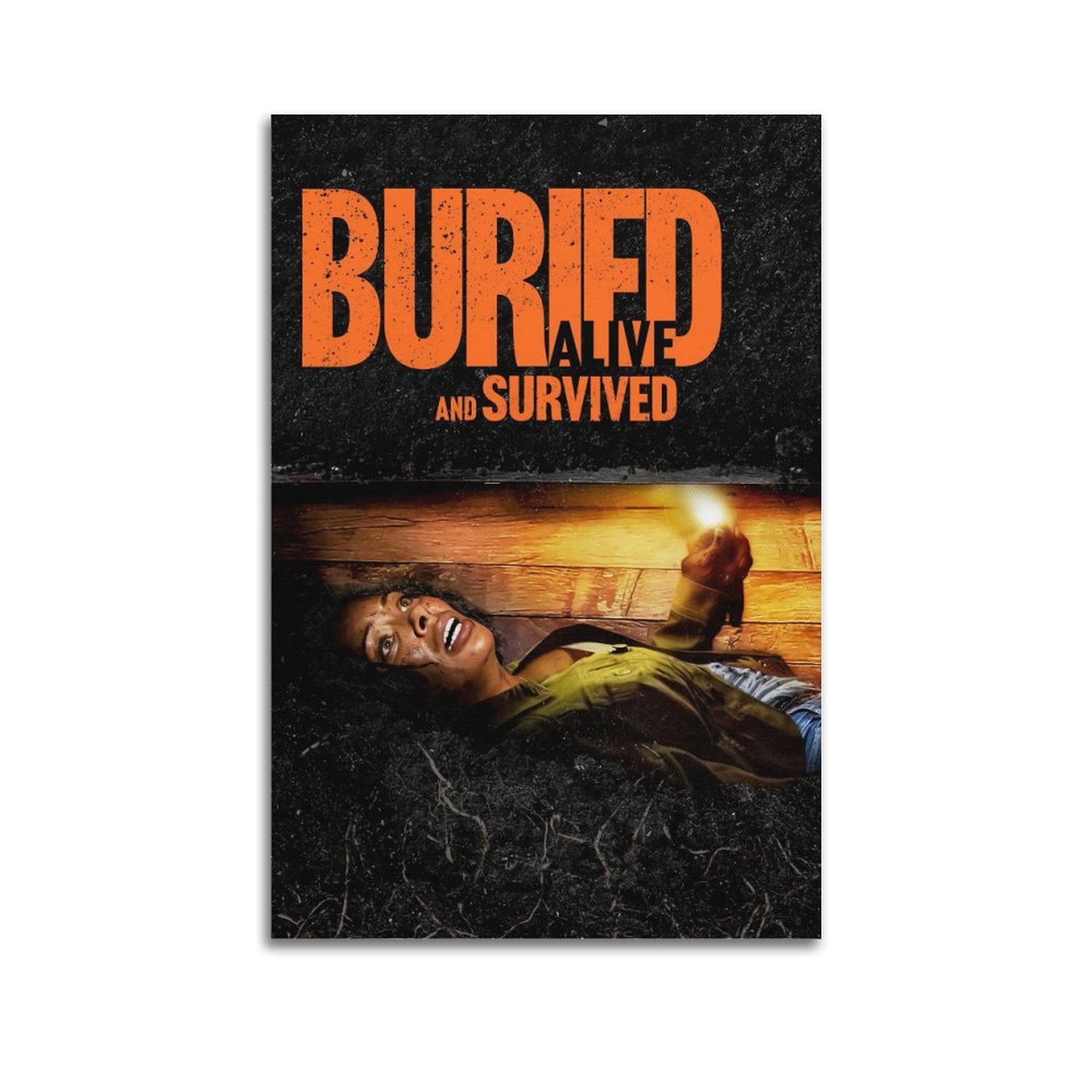 Buried Alive And Survived Poster Wall Art Canvas Aesthetic Music And ...