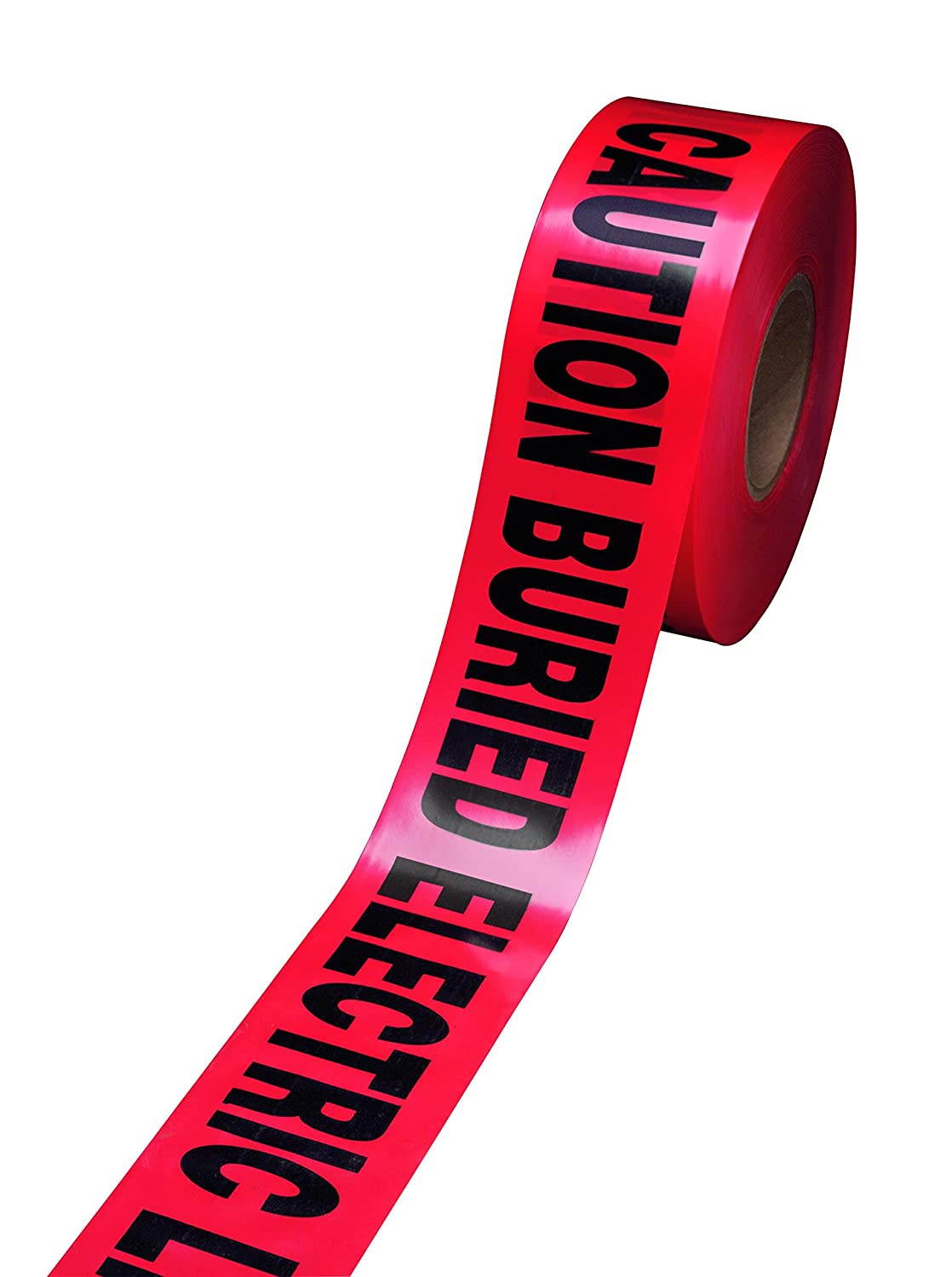 Buried Barricade Tape 303, with 'CAUTION BURIED ELECTRIC LINE BELOW ...