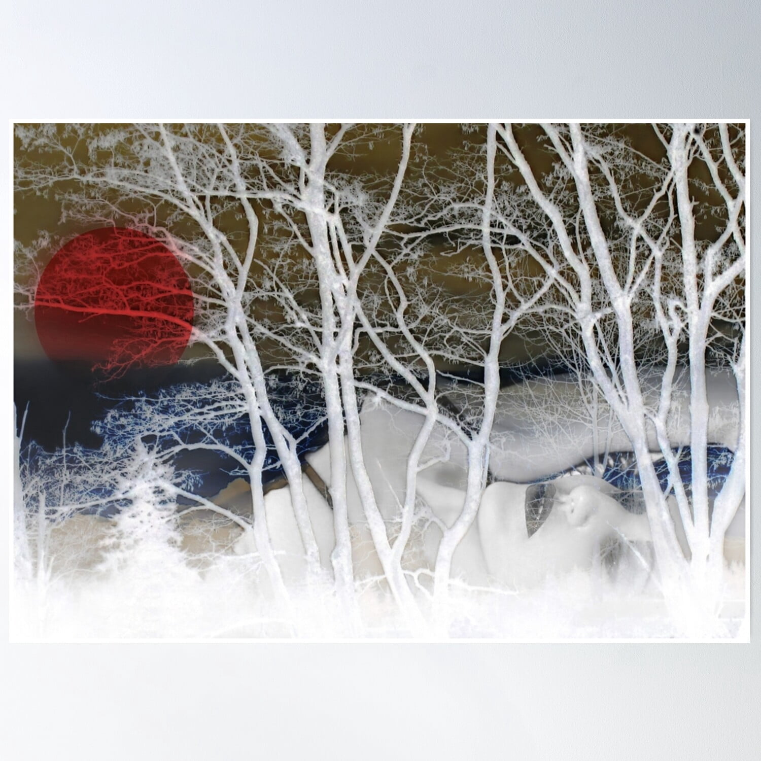 Buried Pain Poster Wall Art, Modern Wall Decor, 8x12 UNFRAMED - Walmart.com