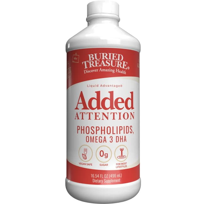 Buried Treasure Added Attention, Kids Liquid Focus Aid, 16.54 fl oz - Walmart.com