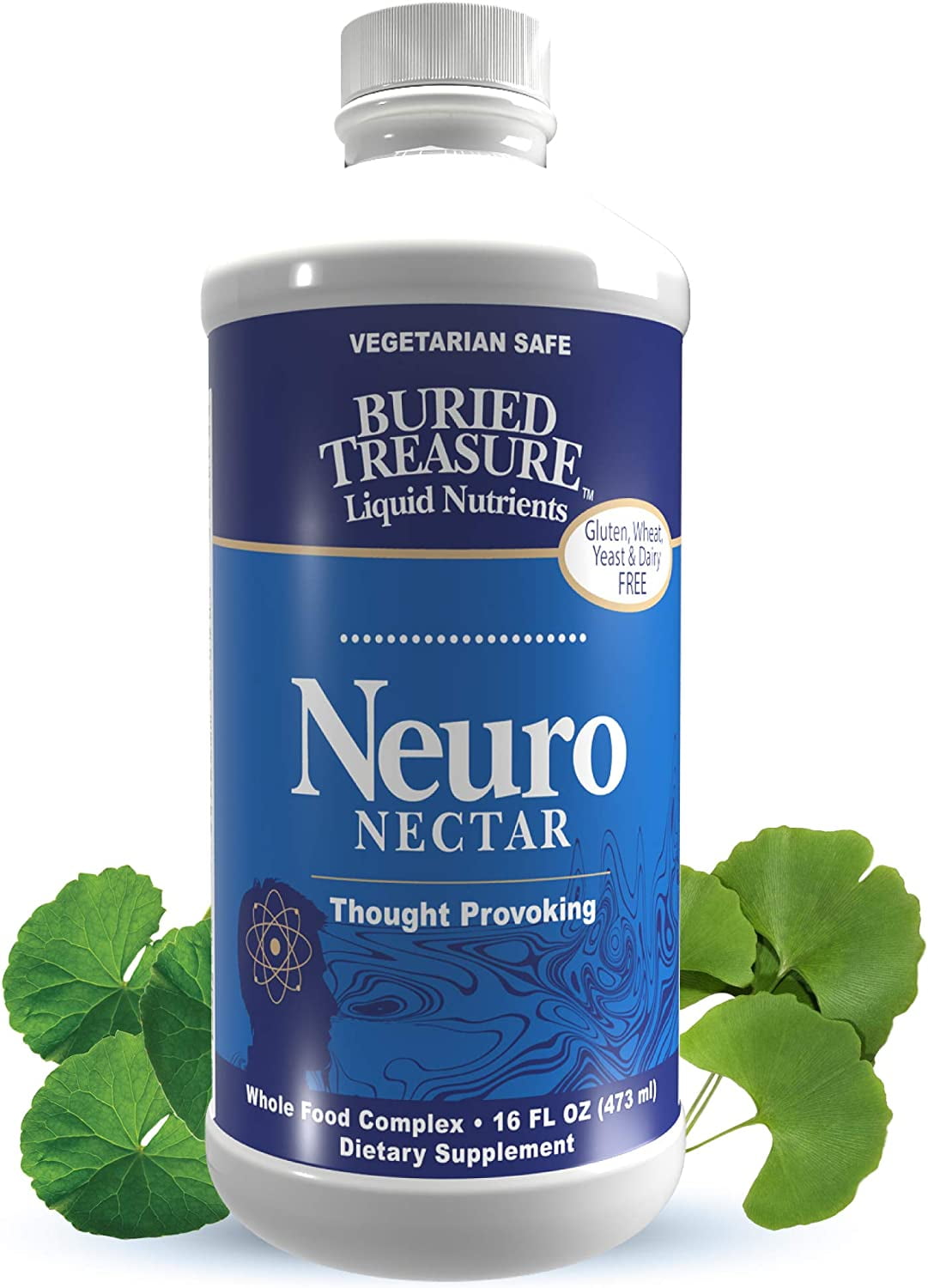 Buried Treasure Neuro Nectar, Memory and Mental Focus Supplement, 16 oz ...