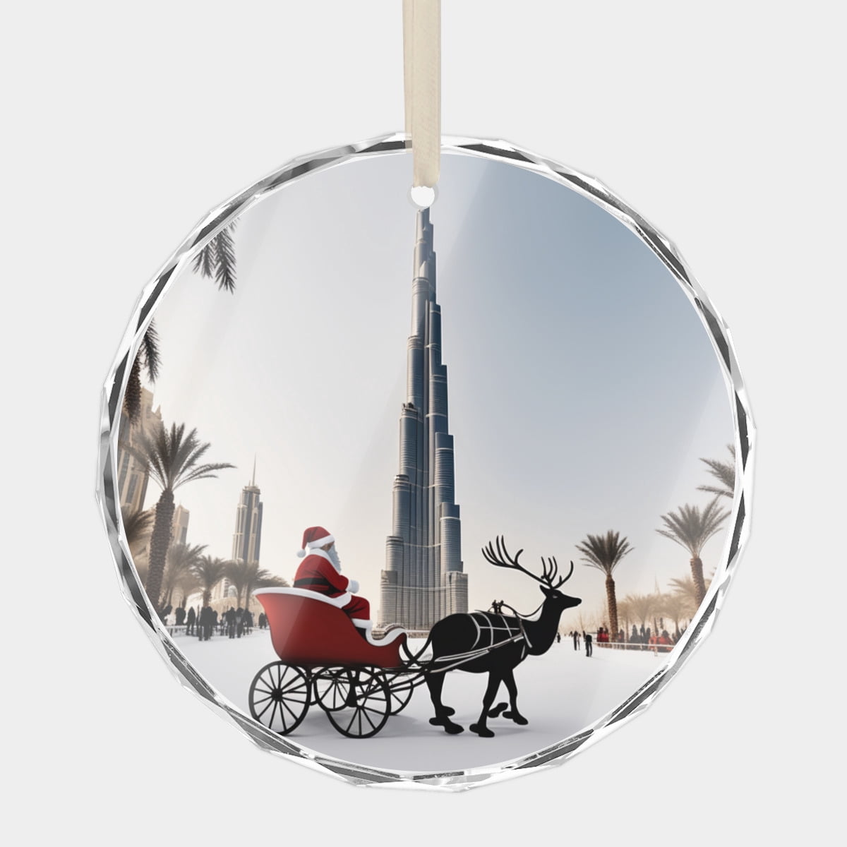 Burj Khalifa Abu Dhabi Dubai - Ornaments Travel Keepsake Premium ...