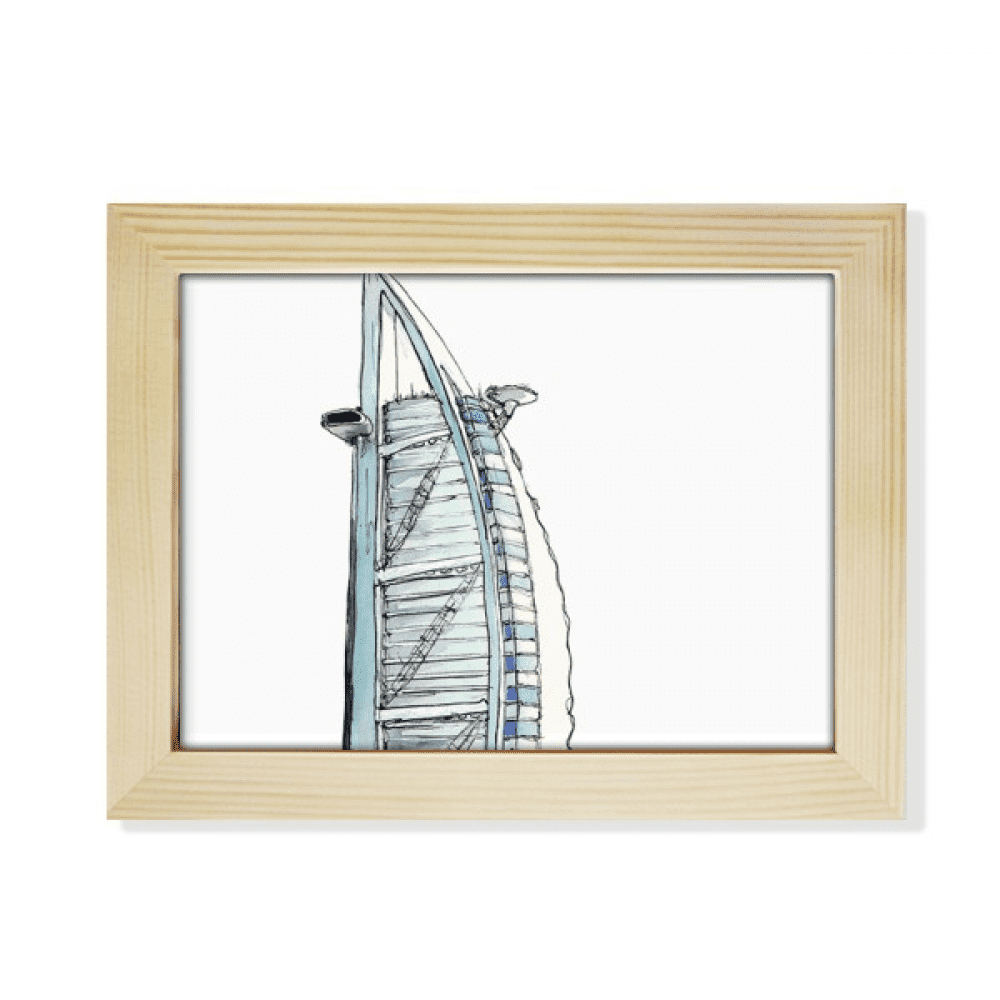 Burj al-Arab luxury hotel Dubai Desktop Photo Frame Picture Art ...