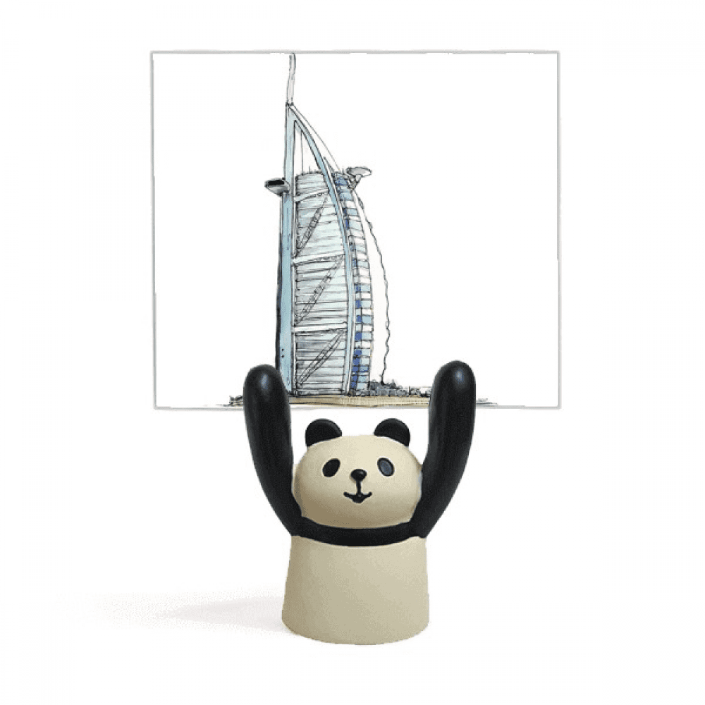 Burj al-Arab luxury hotel Dubai Memo Holder Cartoon Animal Panda Stand ...